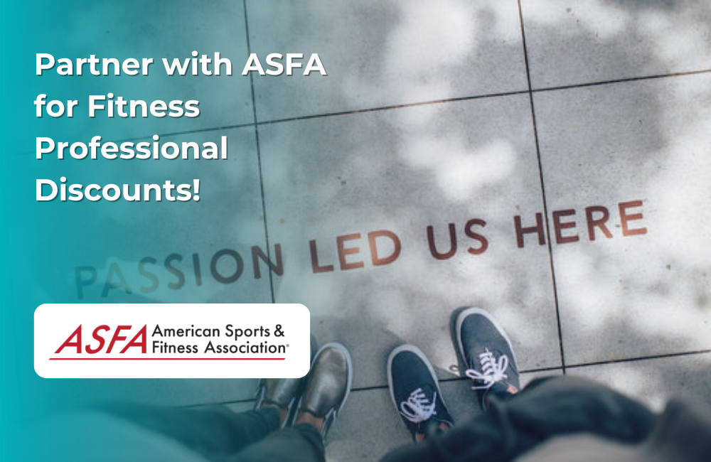 Partner with ASFA for Fitness Professional Discounts!