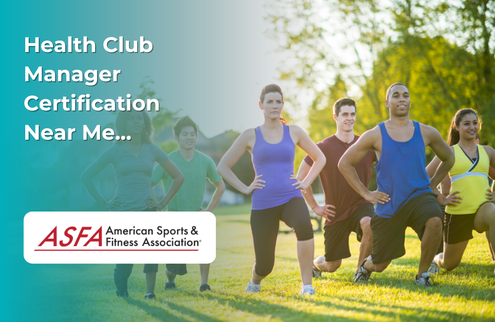Health Club Manager Certification Near Me