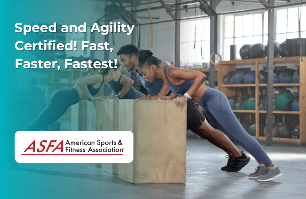 Speed and Agility Certified! Fast, Faster, Fastest!