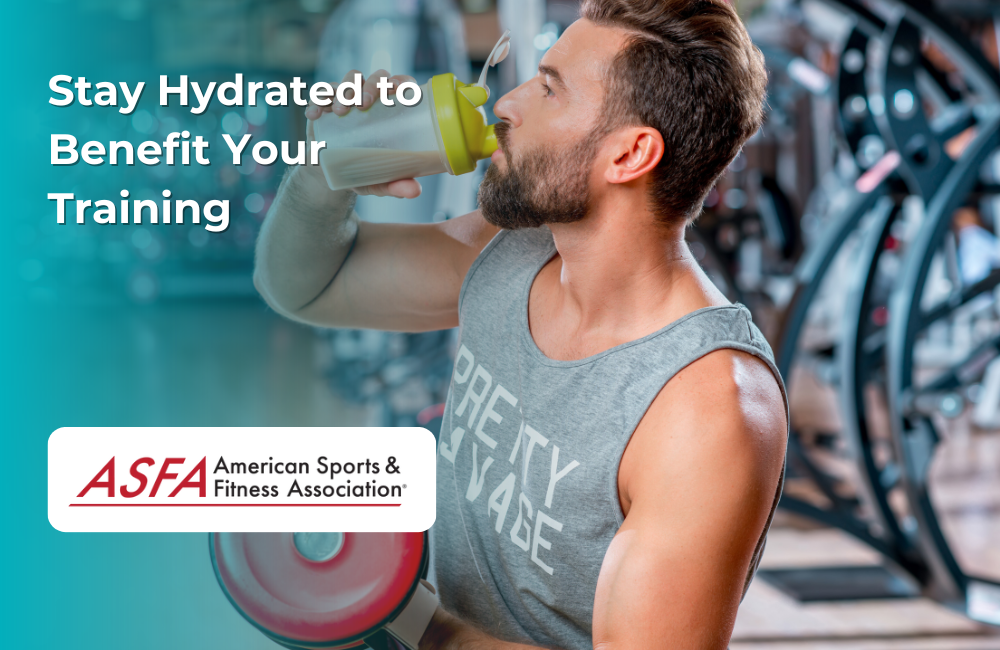 Stay Hydrated to Benefit Your Training